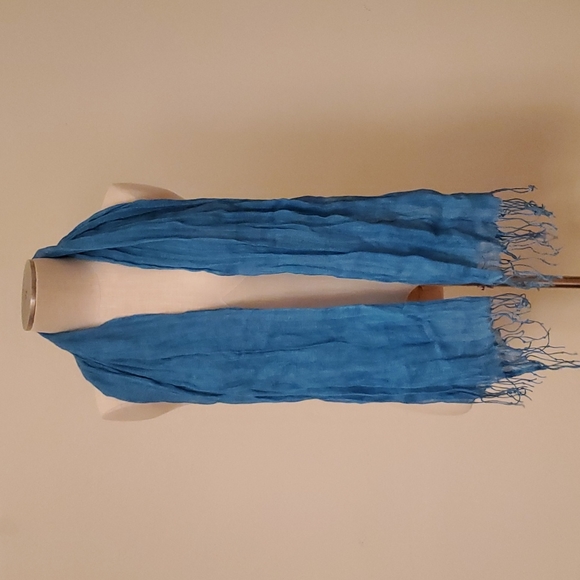 Accessories | Ocean Blue Scarfwrapshawl | Poshmark